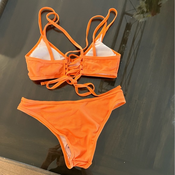 Swim Brand New Bikini Size Xxs Xxsmall Orange Super Cute Womenteen